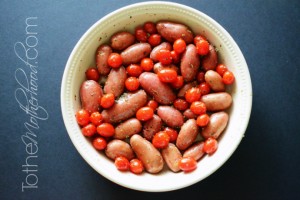 Roasted Fingerling Potatoes with Herbs, Cherry Tomatoes, and Fresh ...