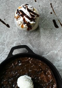 Frozen Root Beer Float Recipe: Salted Caramel Brownie Sundae