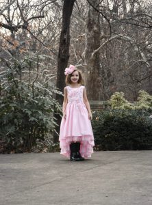Lily Frilly Pink Satin Princess Dress Review