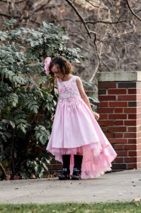 Lily Frilly Pink Satin Princess Dress Review